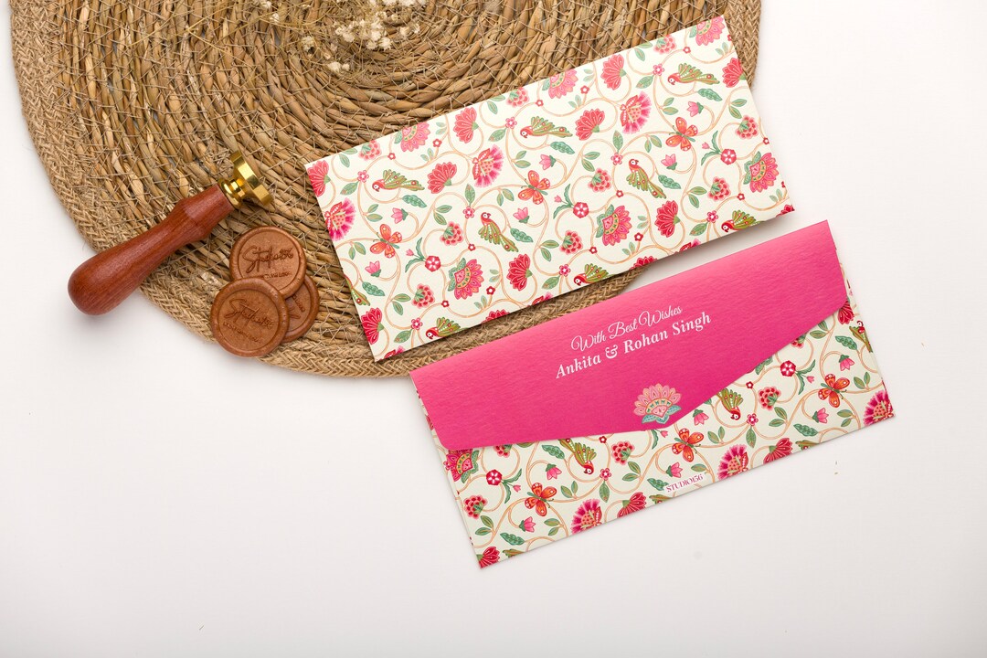 Personalised Money Envelope shagun Cover Festive Cash - Etsy