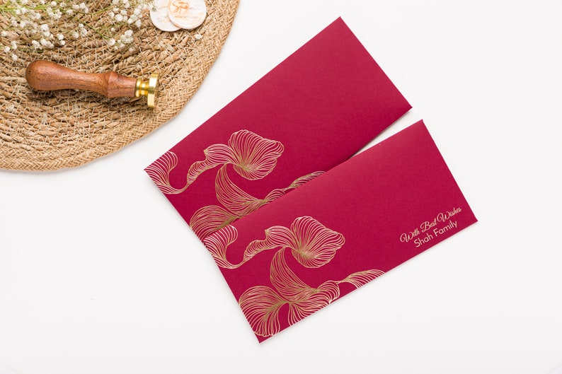 Personalised Money Envelope, Cash Envelope , Shagun Cover, Cash Covers ...