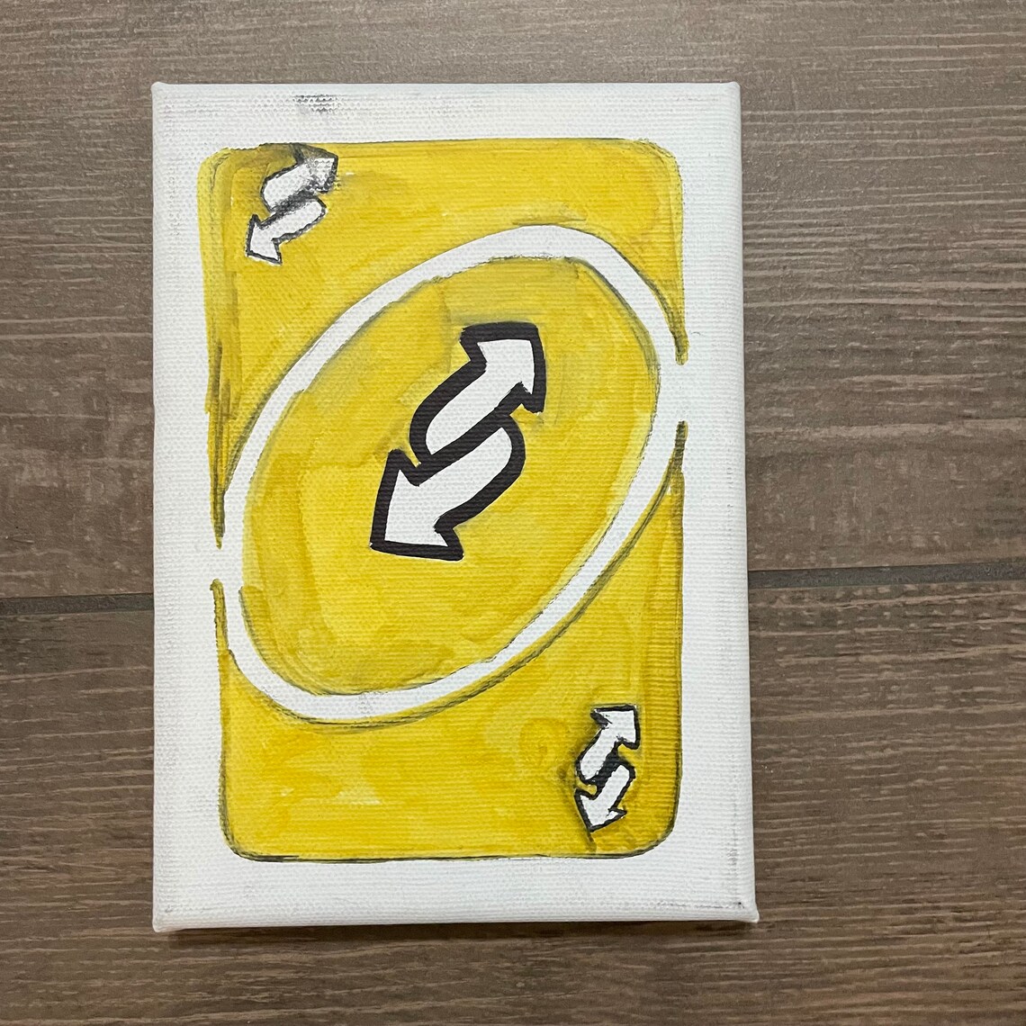 Yellow Uno Reverse Card - Etsy