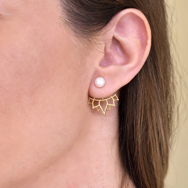 Pearl Ear Jacket - Etsy