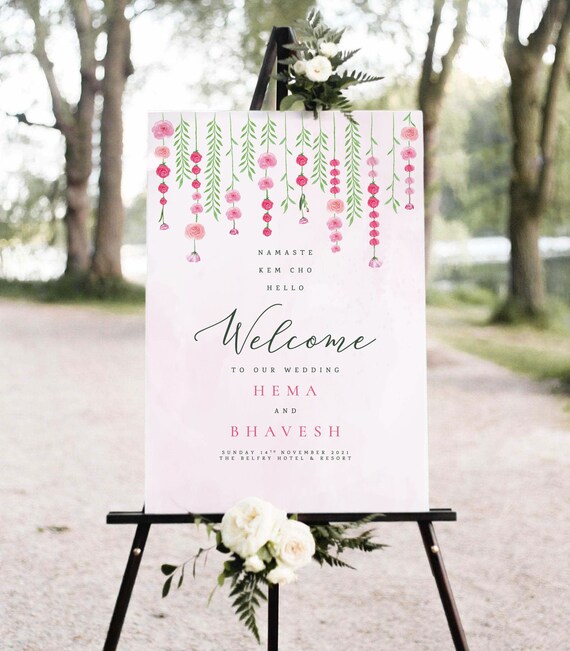 Namaste Welcome Sign