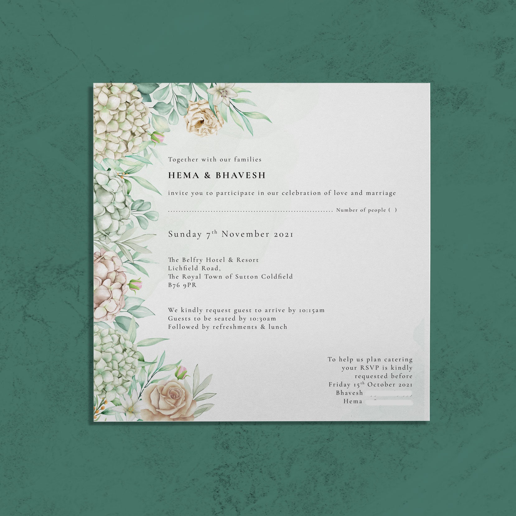 Civil Ceremony Invite Wedding Invitation Bride or Groom - Etsy