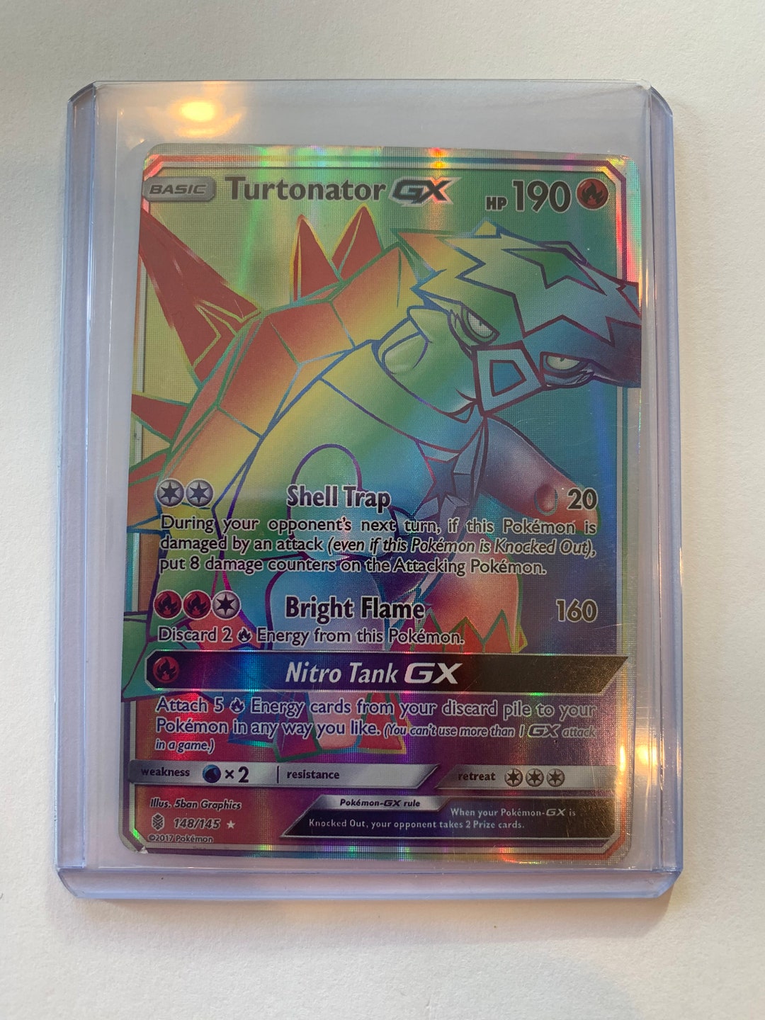 Turtonator GX Pokemon Card - Etsy