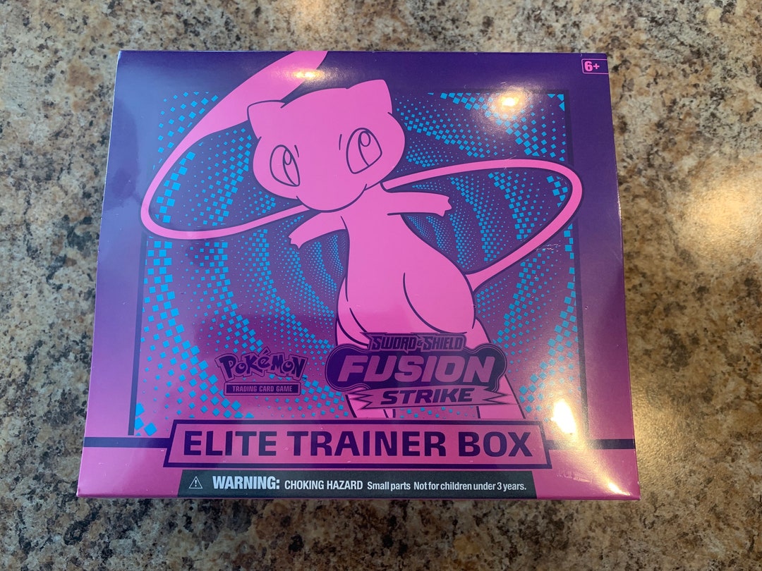 Pokemon Fusion Strike Elite Trainer factory Sealed NIB Mew - Etsy