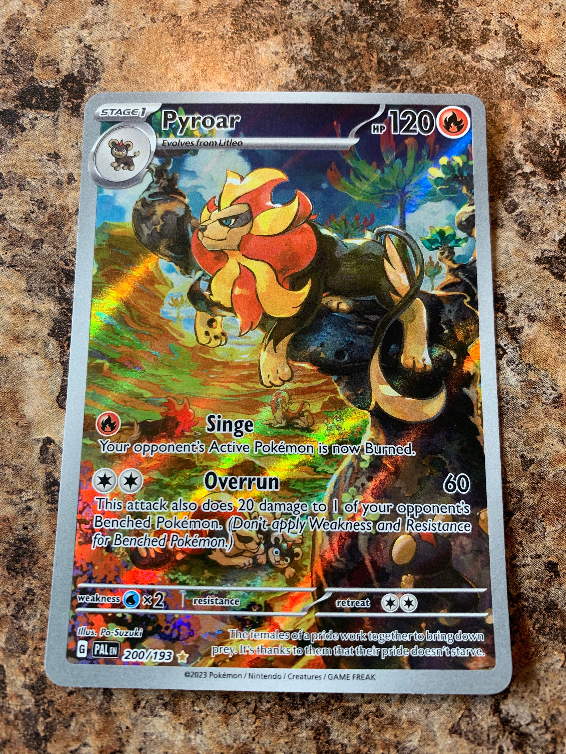 Pyroar Card