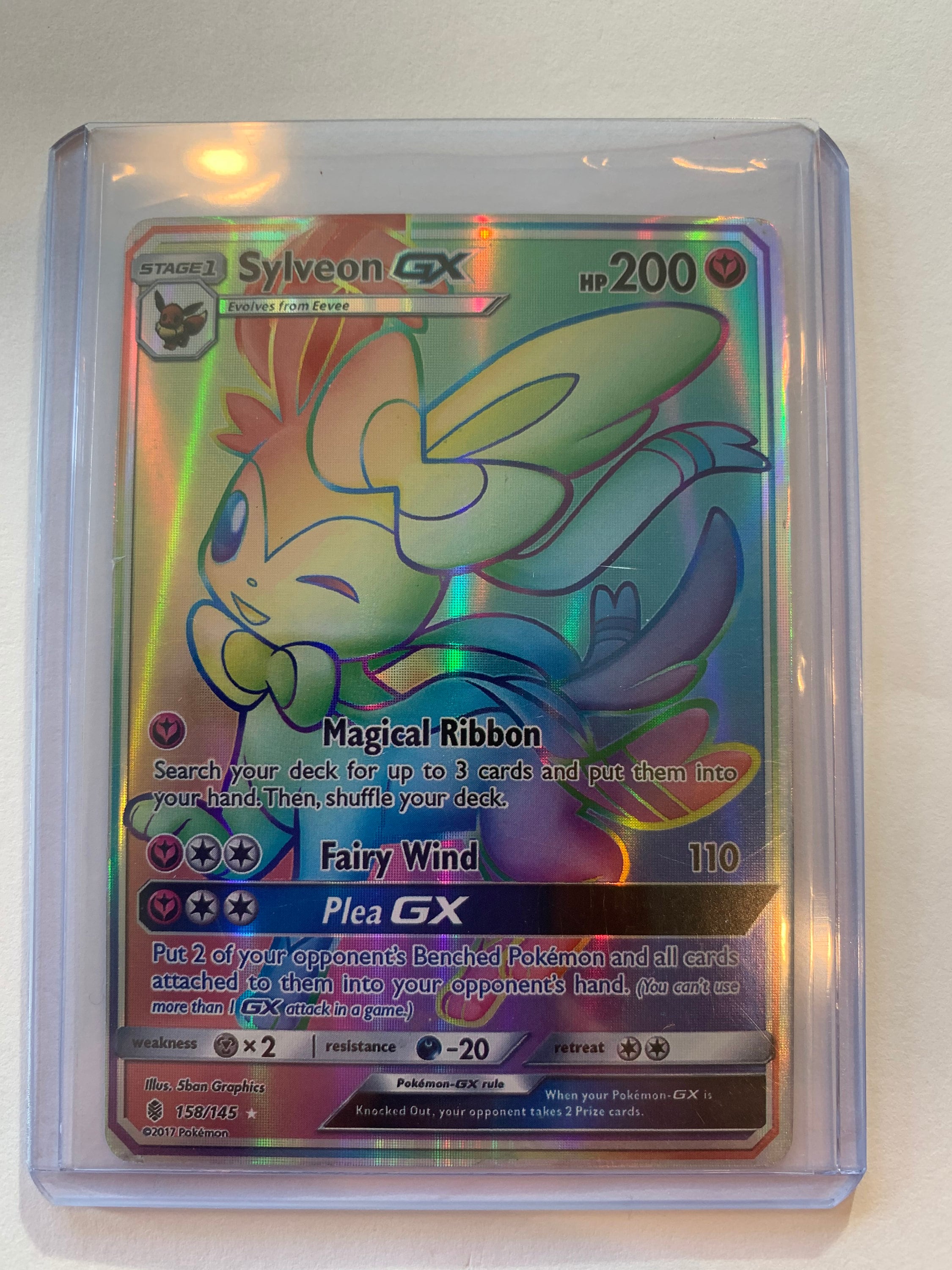 Pokemon Eevee Sylveon Card