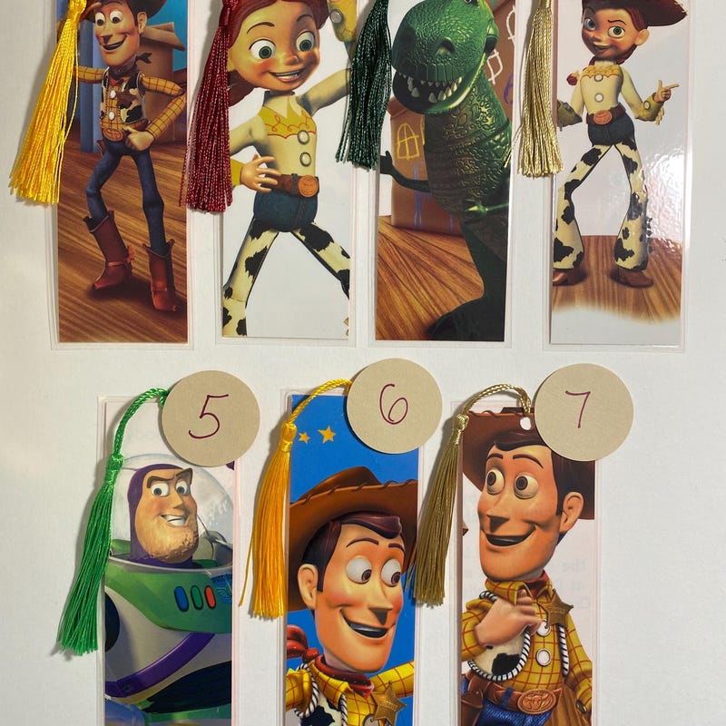 Toy Story Bookmarks - Etsy