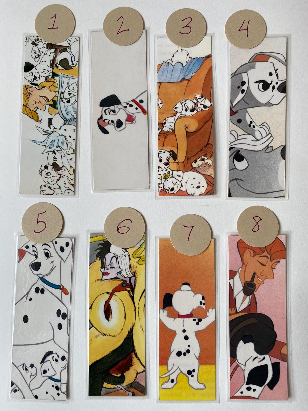 Dalmatians Repurposed Throwback Laminated Bookmarks - Etsy