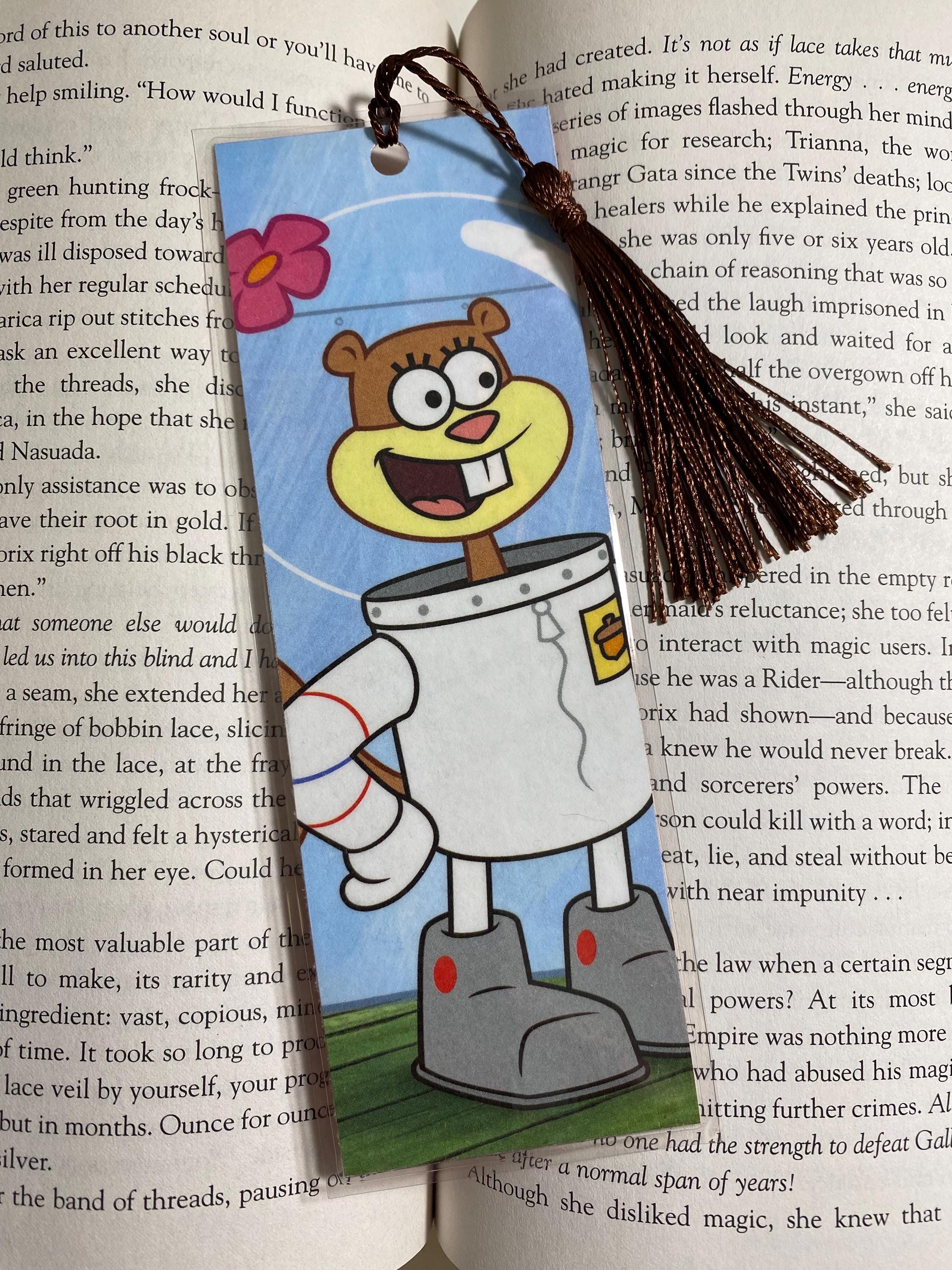 Spongebob Repurposed Laminated Bookmarks - Etsy