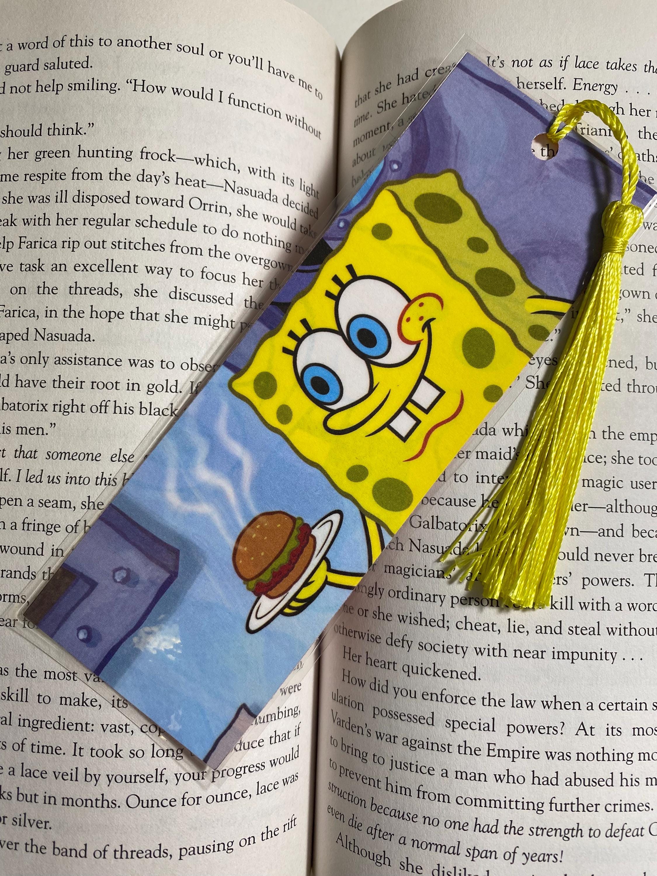 Spongebob Repurposed Laminated Bookmarks - Etsy
