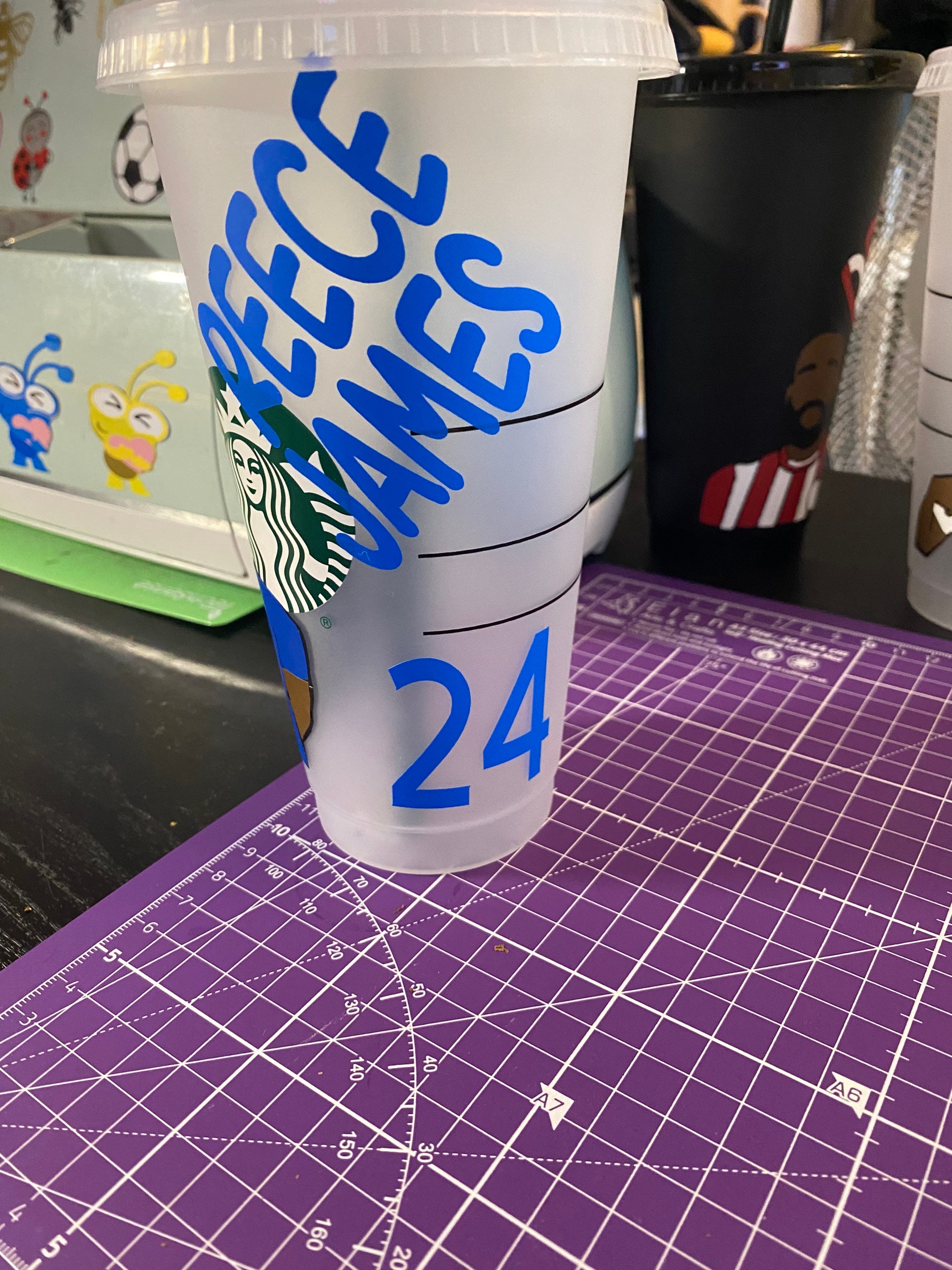Reece James Chelsea Starbucks Cold Cup . - Etsy UK