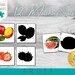 Fruit Shadow Matching Preschool Activity 12 Sets 24 Cards High ...