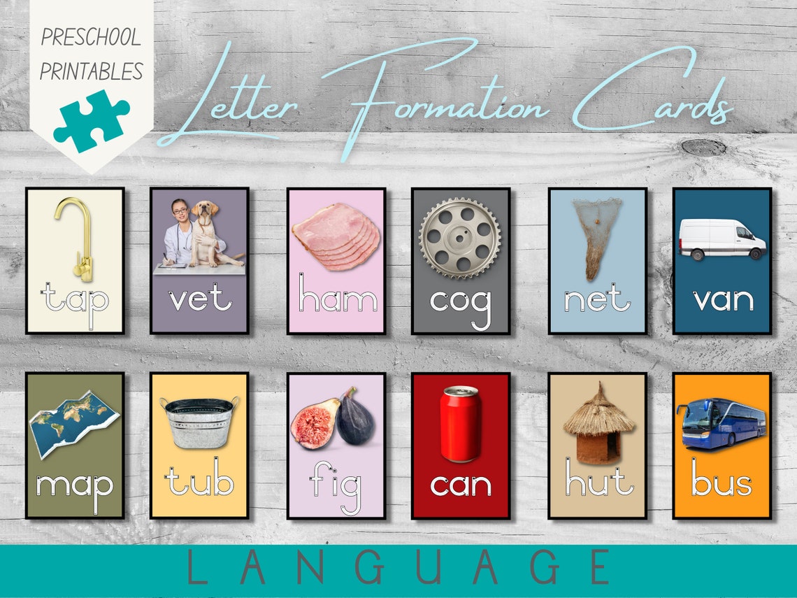 CVC Words Letter Formation Activity | Phonics | Writing Skills ...