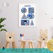 Preschool Shape Poster | A2 and A3 | PDF Printable | Children's Bedroom ...