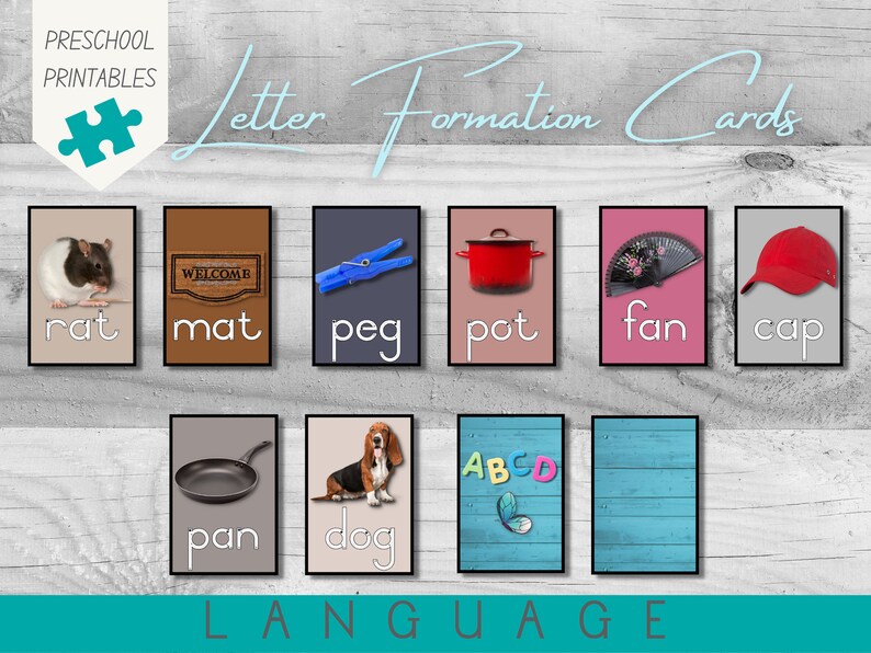 CVC Words Letter Formation Activity | Phonics | Writing Skills ...