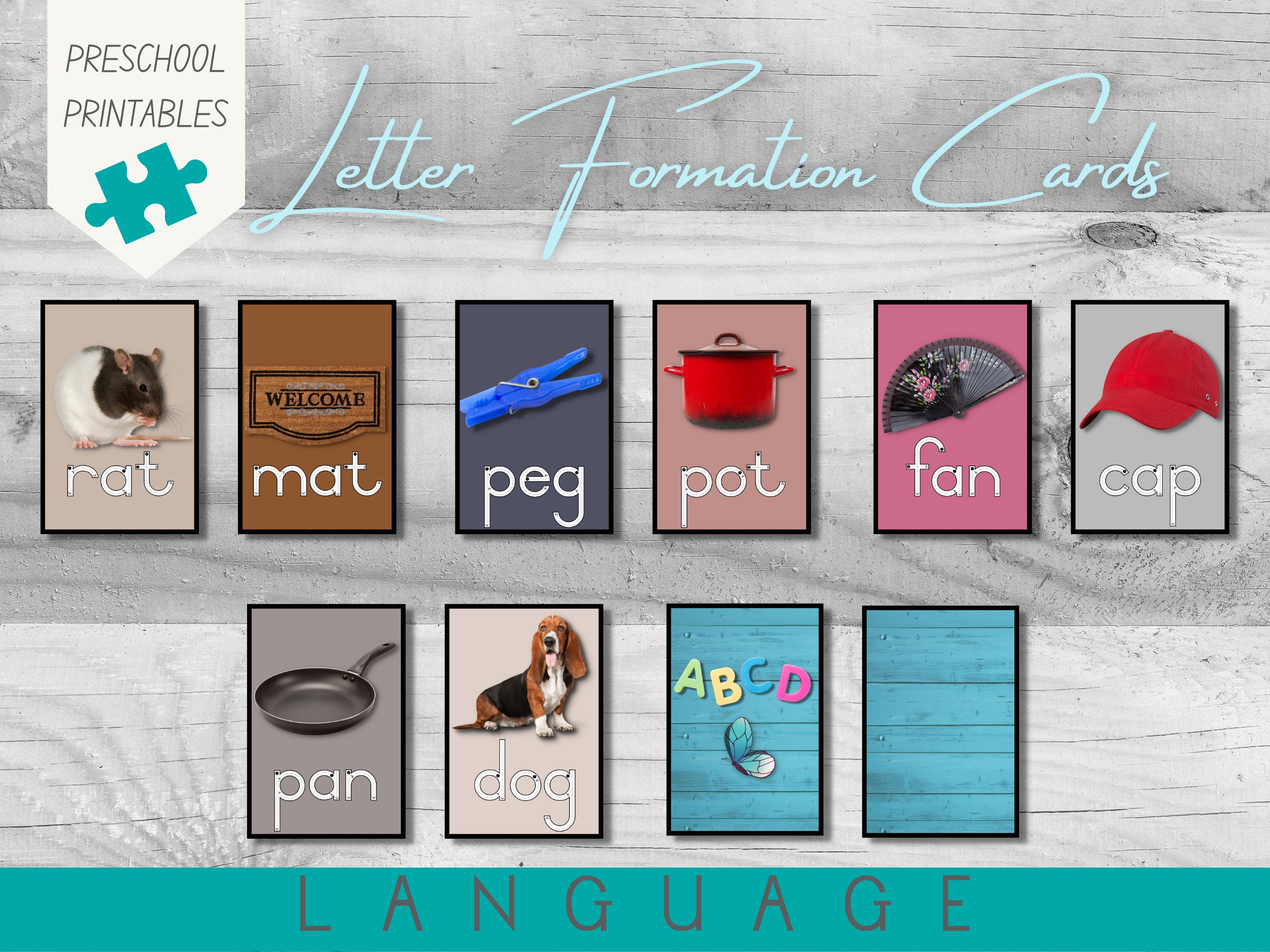 CVC Words Letter Formation Activity | Phonics | Writing Skills ...