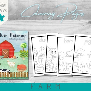 Farm Colouring Pages | Preschool Activity | Home & School | Farm ...