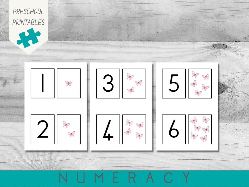 Preschool Counting Activity | Matching Cards | Numbers 0 - 10 | PDF ...