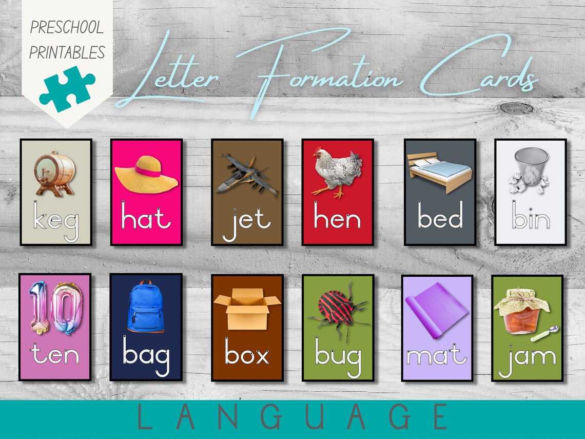 CVC Words Letter Formation Activity | Phonics | Writing Skills ...