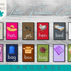 CVC Words Letter Formation Activity | Phonics | Writing Skills ...