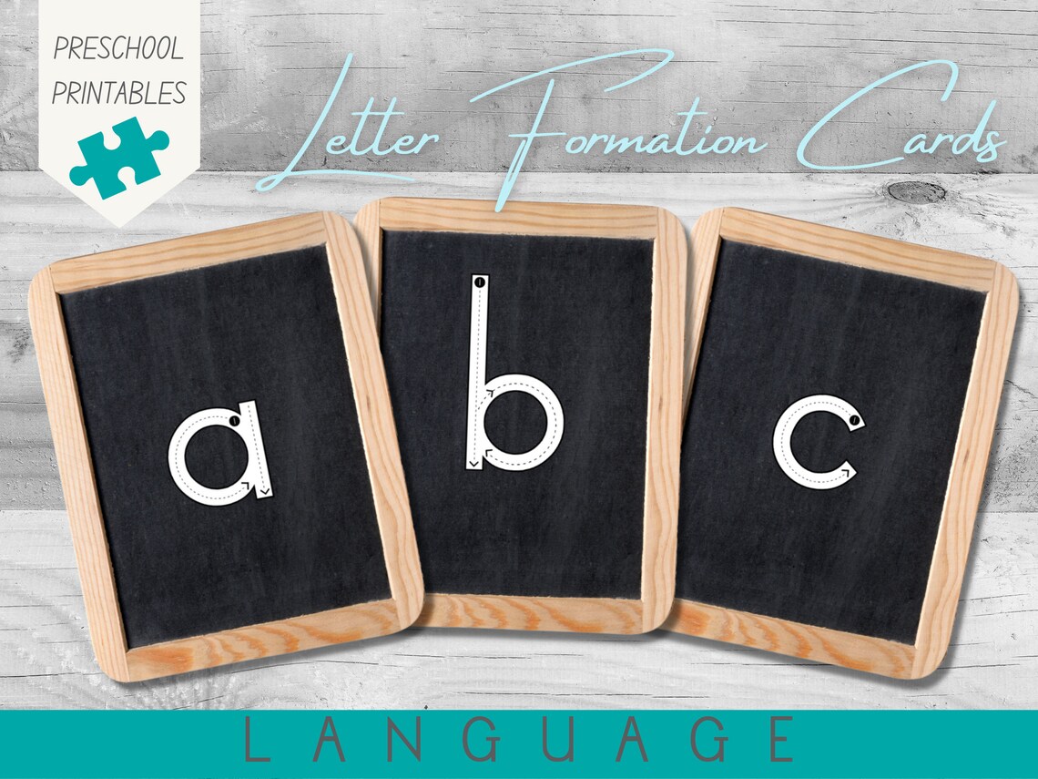 Letter Formation Preschool and Homeschool Printable Fine Motor ...