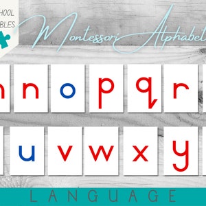 Montessori Moveable Alphabet Digital Download | PNG & PDF Formats ...