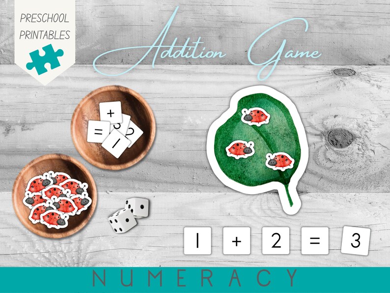 Ladybirds Counting & Addition Game Activity | Homeschool Maths ...
