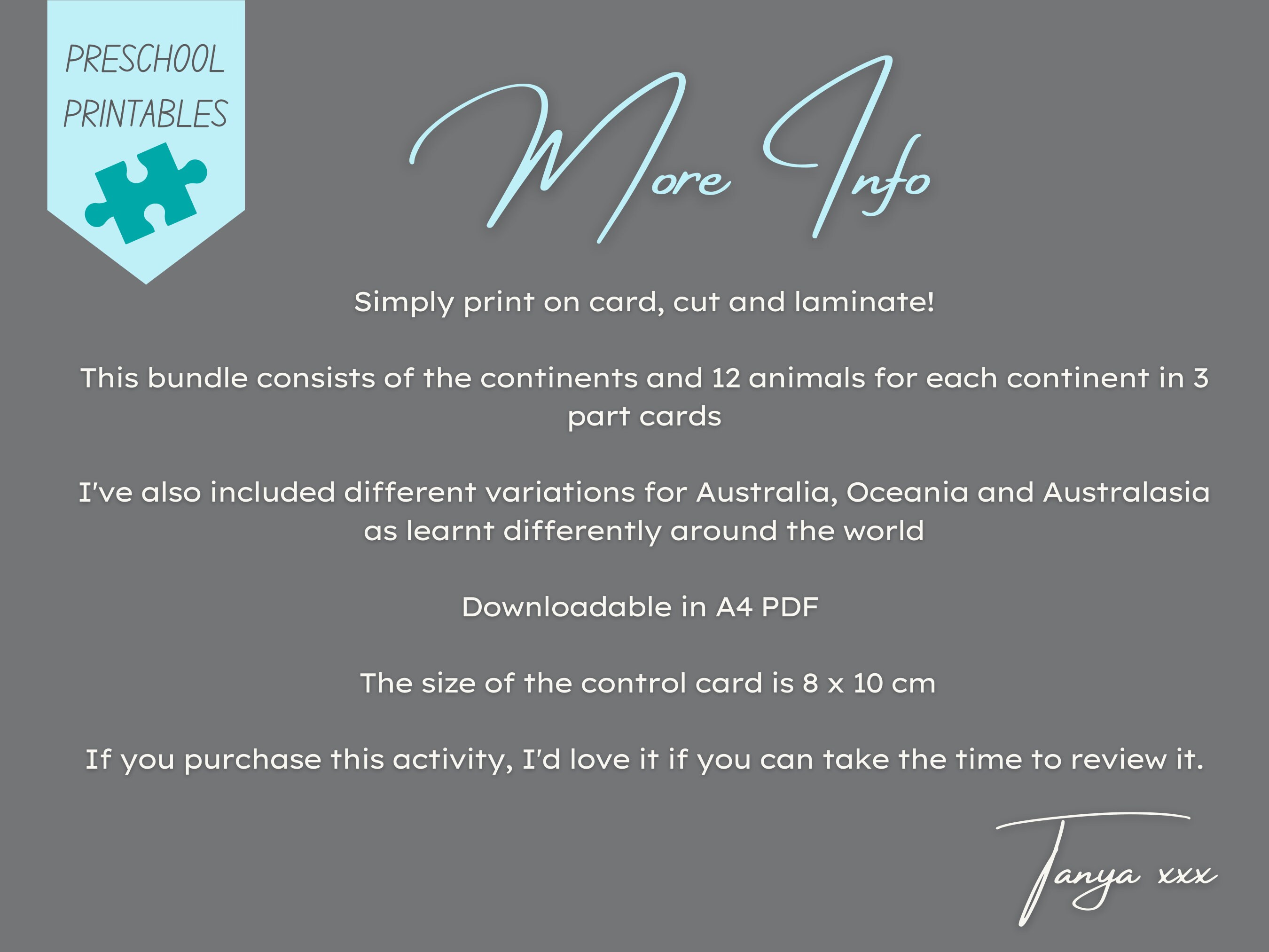 Montessori Continents | Animals of the World Bundle | Matching Cards ...