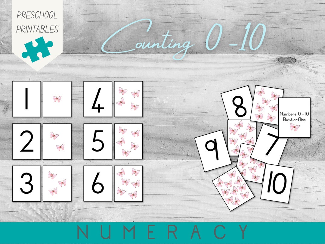 Preschool Counting Activity | Matching Cards | Numbers 0 - 10 | PDF ...