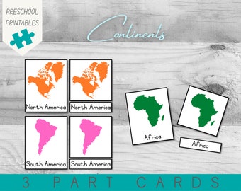 North American Flowers | Montessori Continents Preschool Activity | 12 ...