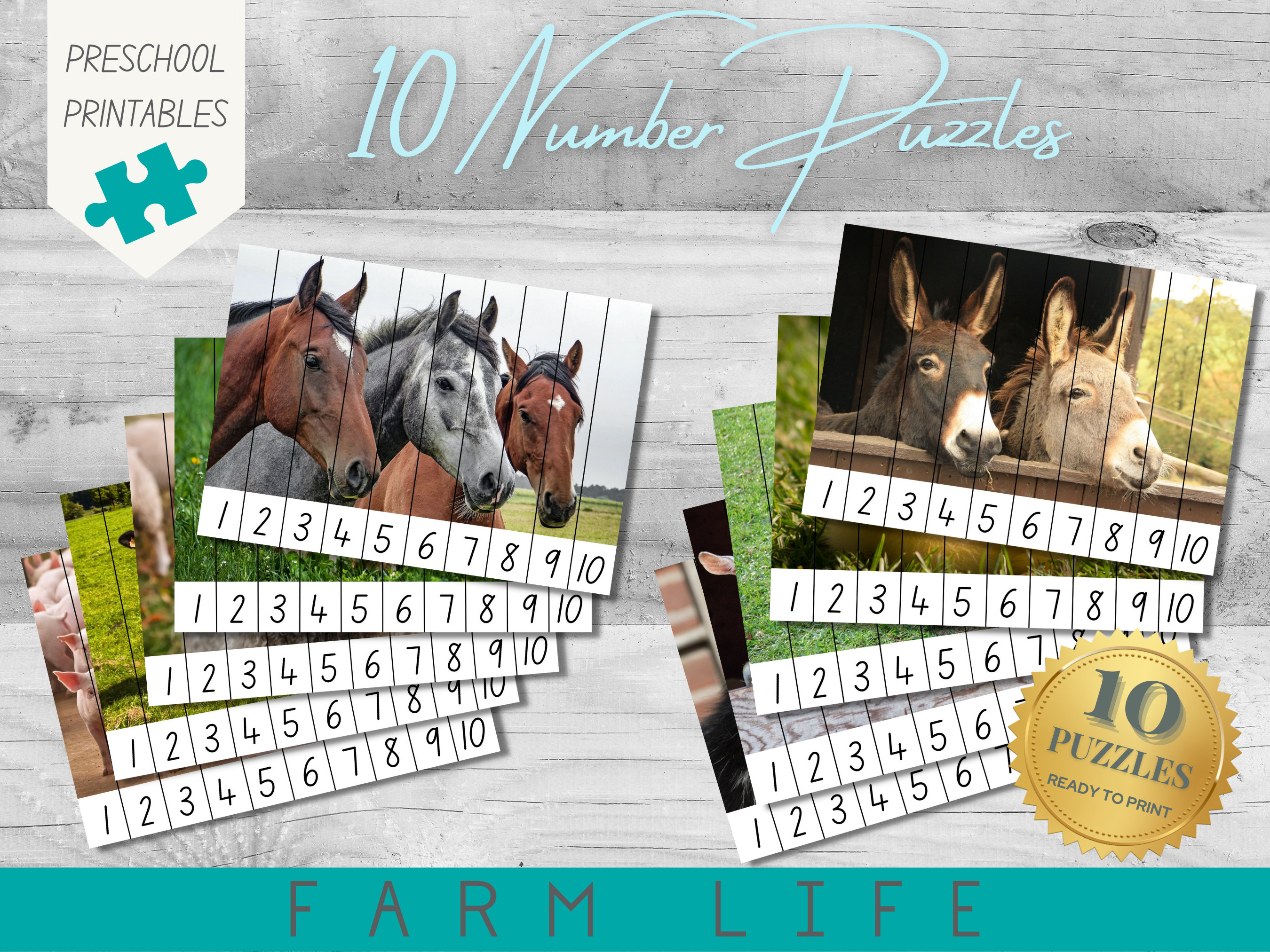 Farm Theme Bundle | Preschool and Homeschool Activities | Colouring ...