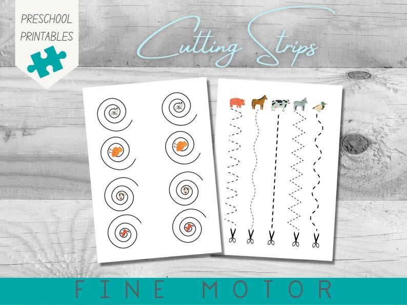 Shapes Cutting Strips | Preschool & Homeschool Activity | Fine Motor ...