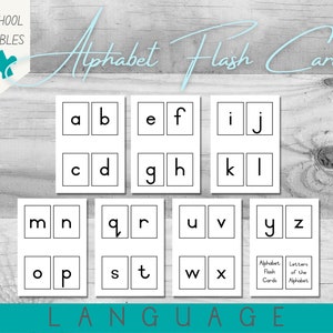 Alphabet Preschool Activity Uppercase and Lowercase PDF - Etsy