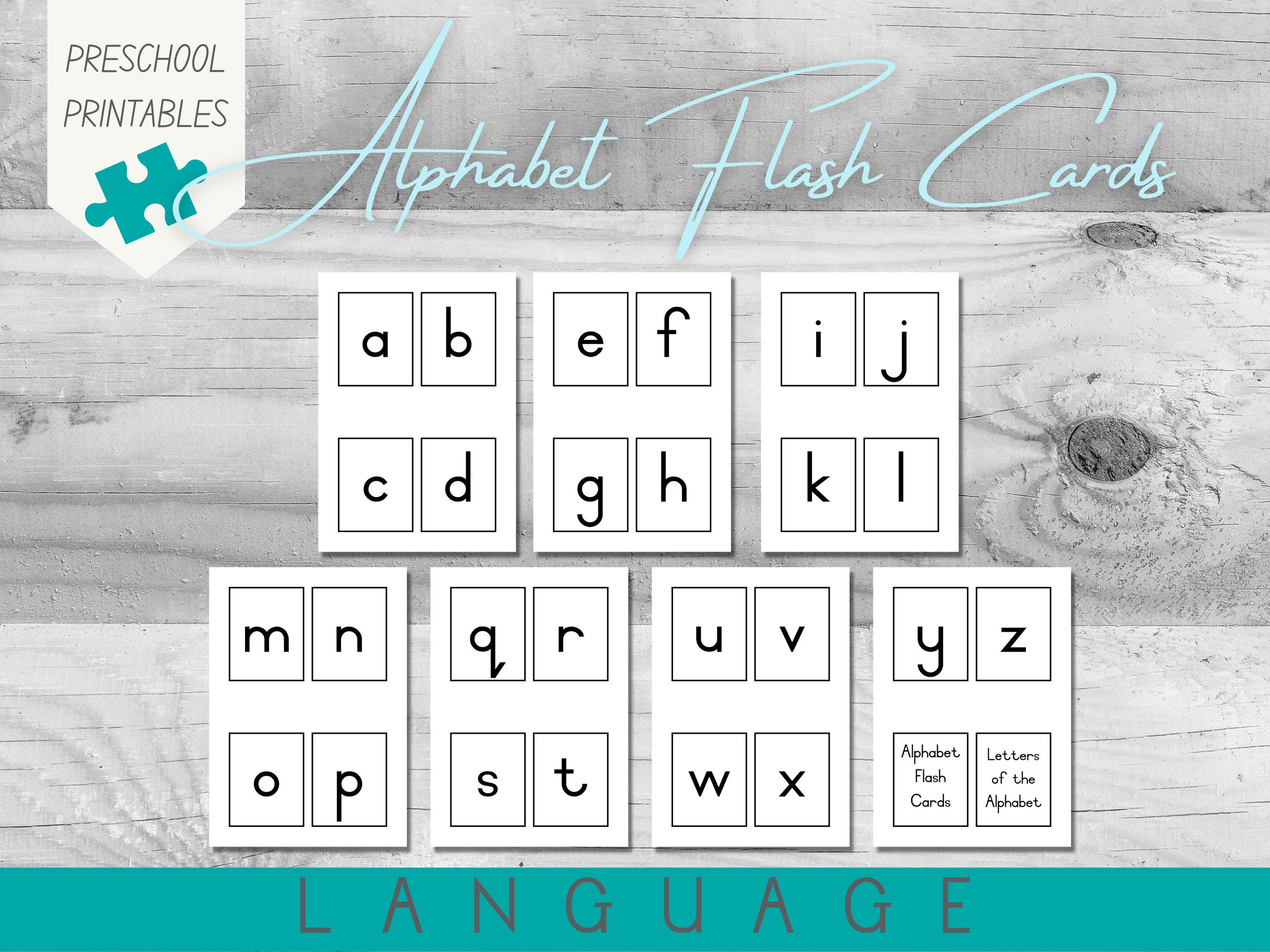 Alphabet Preschool Activity | Uppercase and Lowercase | PDF Printable ...