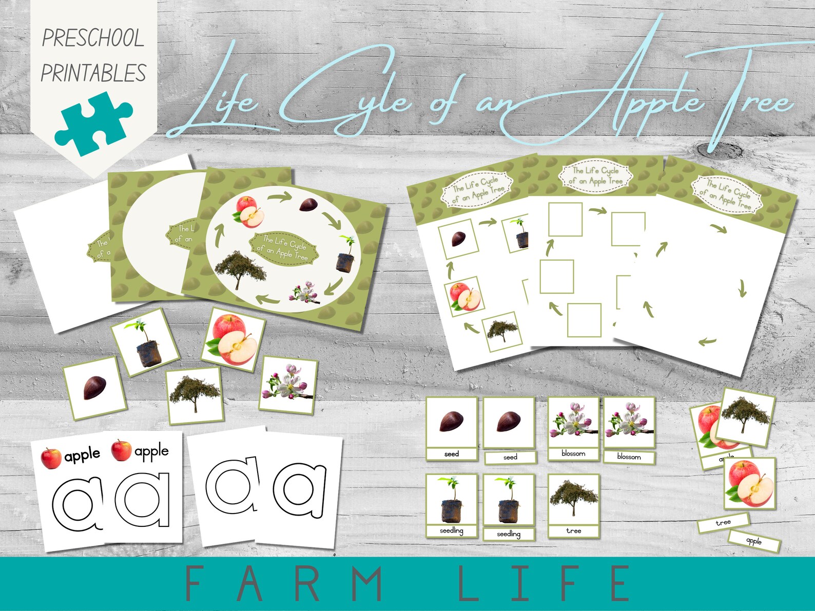 Farm Theme Bundle | Preschool and Homeschool Activities | Colouring ...