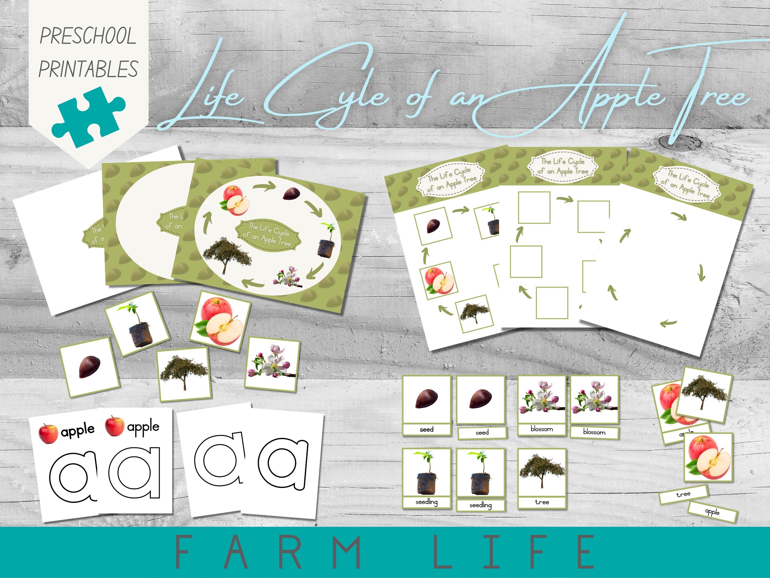 Farm Theme Bundle | Preschool and Homeschool Activities | Colouring ...