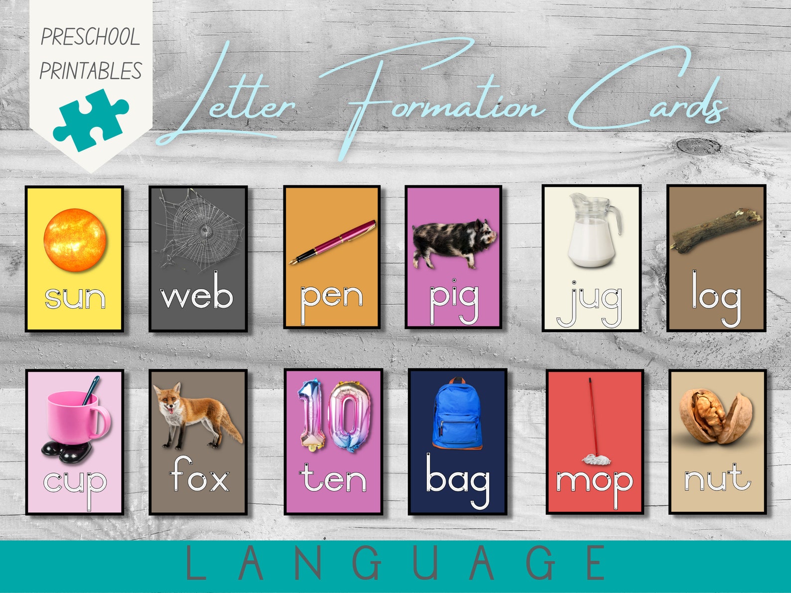 CVC Words Letter Formation Activity | Phonics | Writing Skills ...