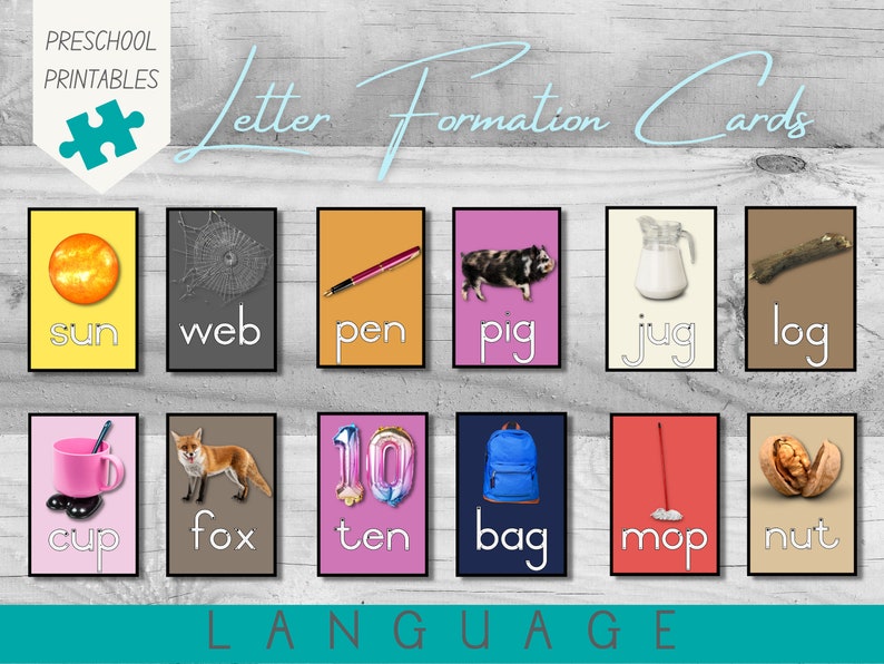 CVC Words Letter Formation Activity | Phonics | Writing Skills ...