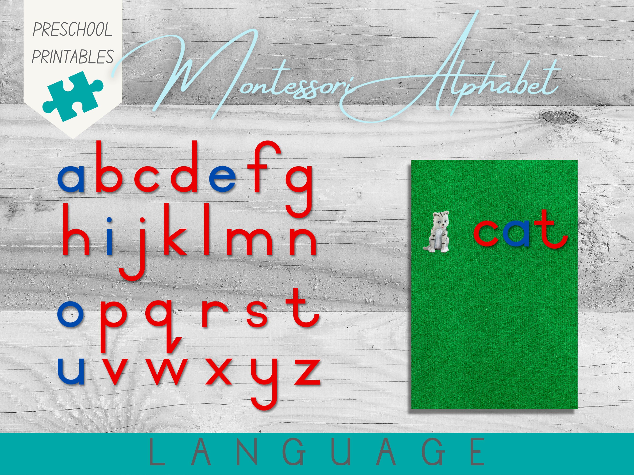 Montessori Moveable Alphabet Digital Download | PNG & PDF Formats ...