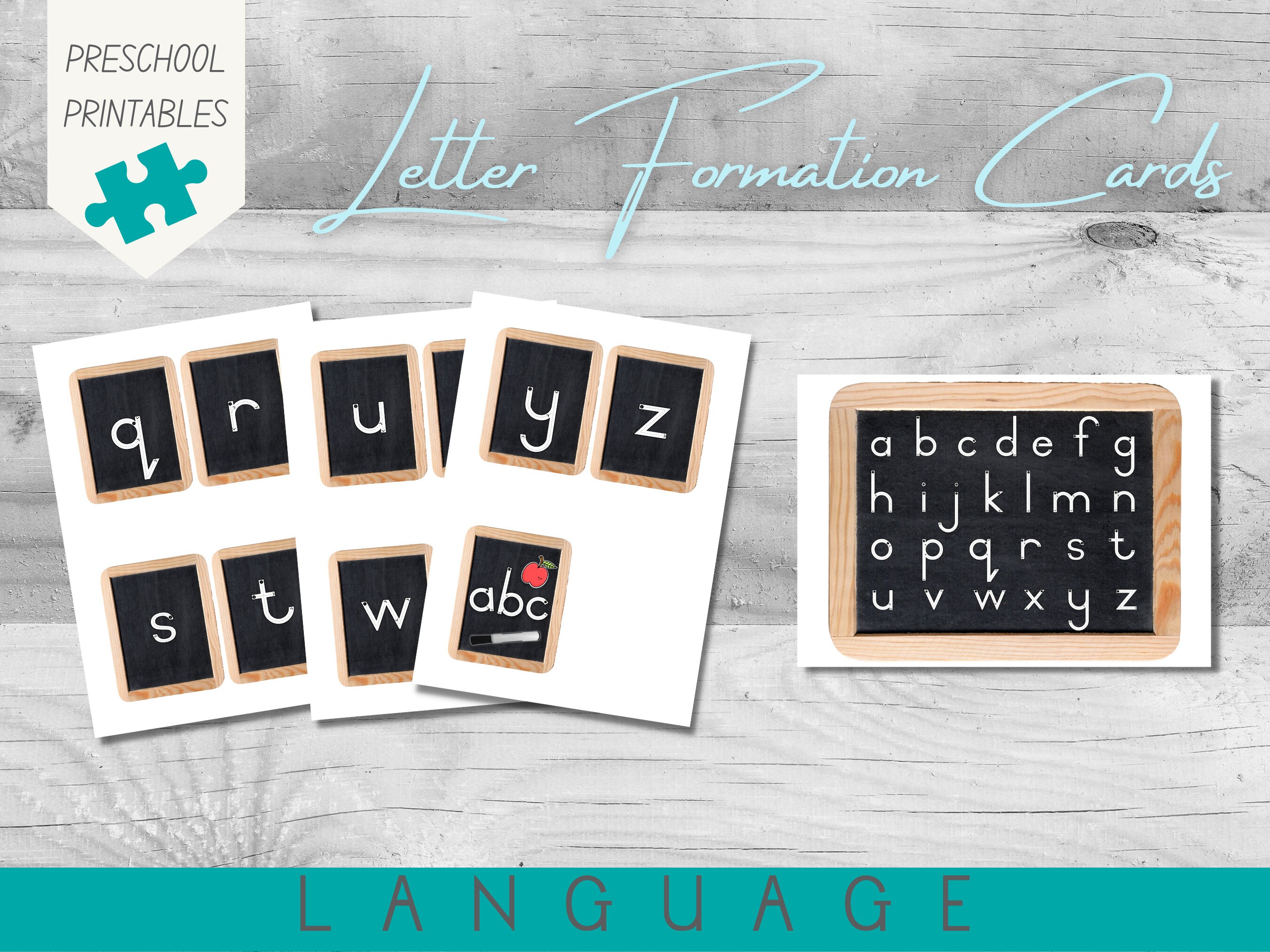 Letter Formation Preschool and Homeschool Printable Fine Motor ...