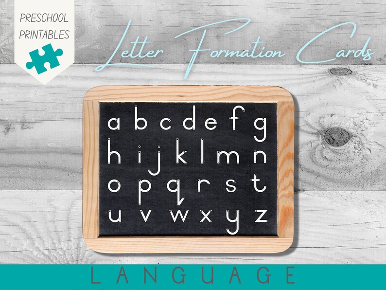 Letter Formation Preschool and Homeschool Printable Fine Motor ...