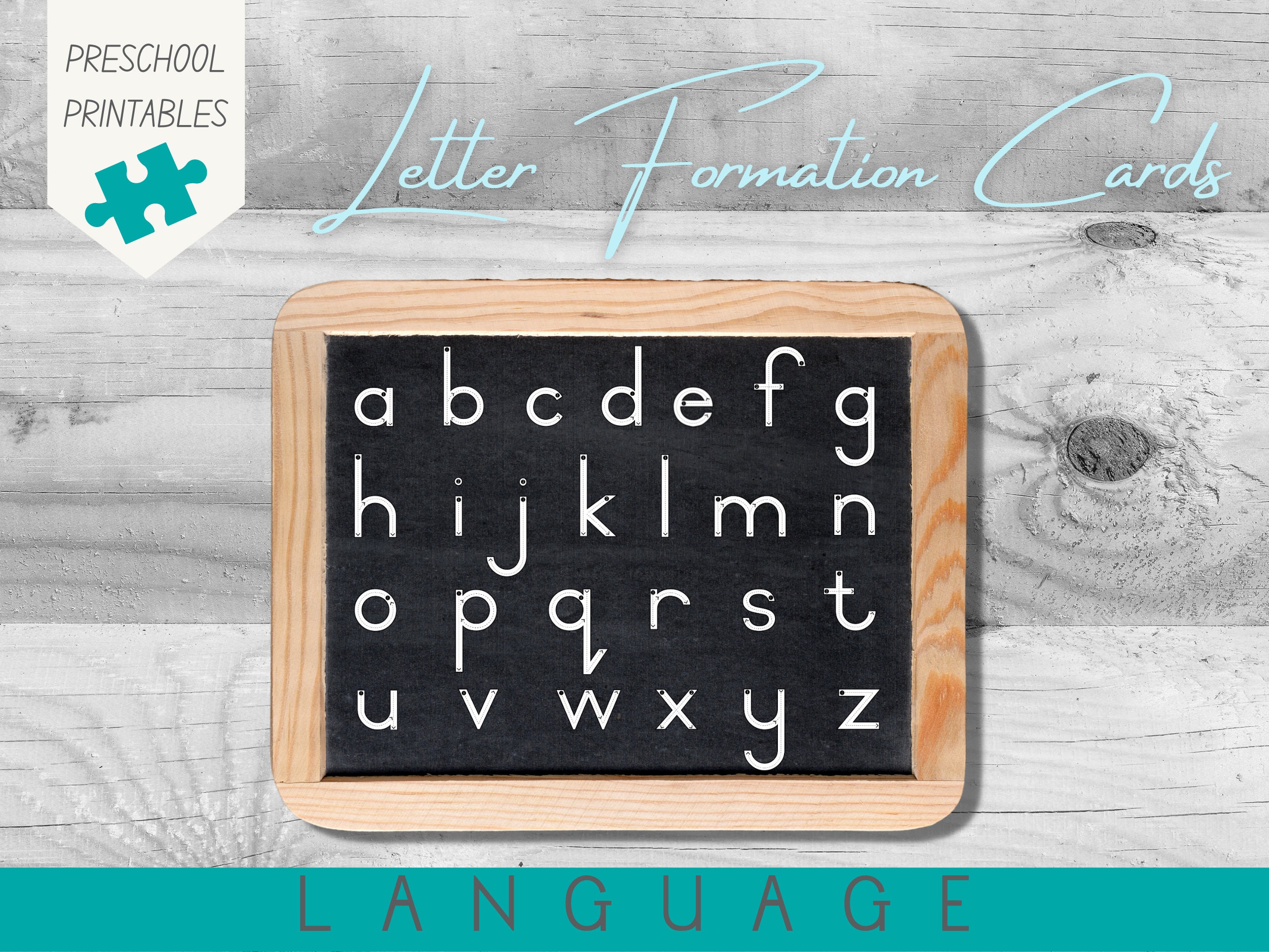 Letter Formation Preschool and Homeschool Printable Fine Motor ...