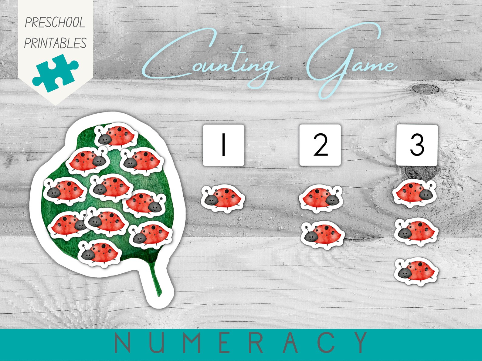 Ladybirds Counting & Addition Game Activity | Homeschool Maths ...