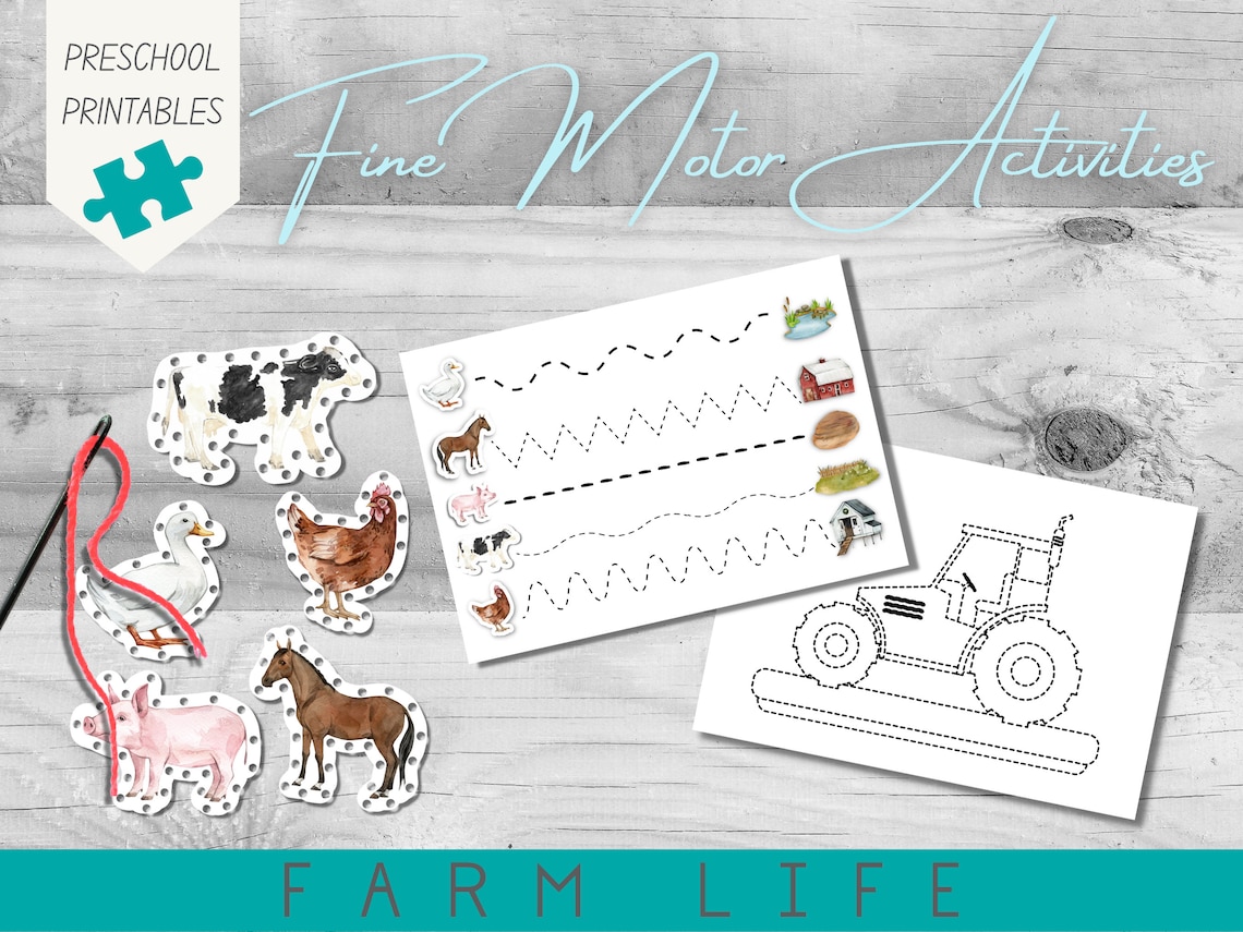 Farm Theme Bundle | Preschool and Homeschool Activities | Colouring ...