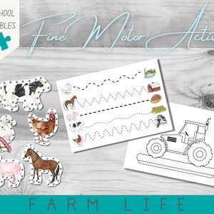 Farm Theme Bundle | Preschool and Homeschool Activities | Colouring ...