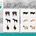 Farm Animal Matching Cards | 12 Sets | PDF Printable - Etsy
