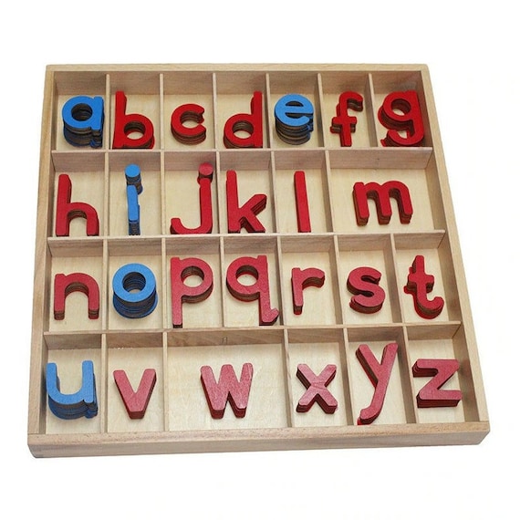Toys Toys & Games Montessori Moveable Alphabet complete set Baby ...