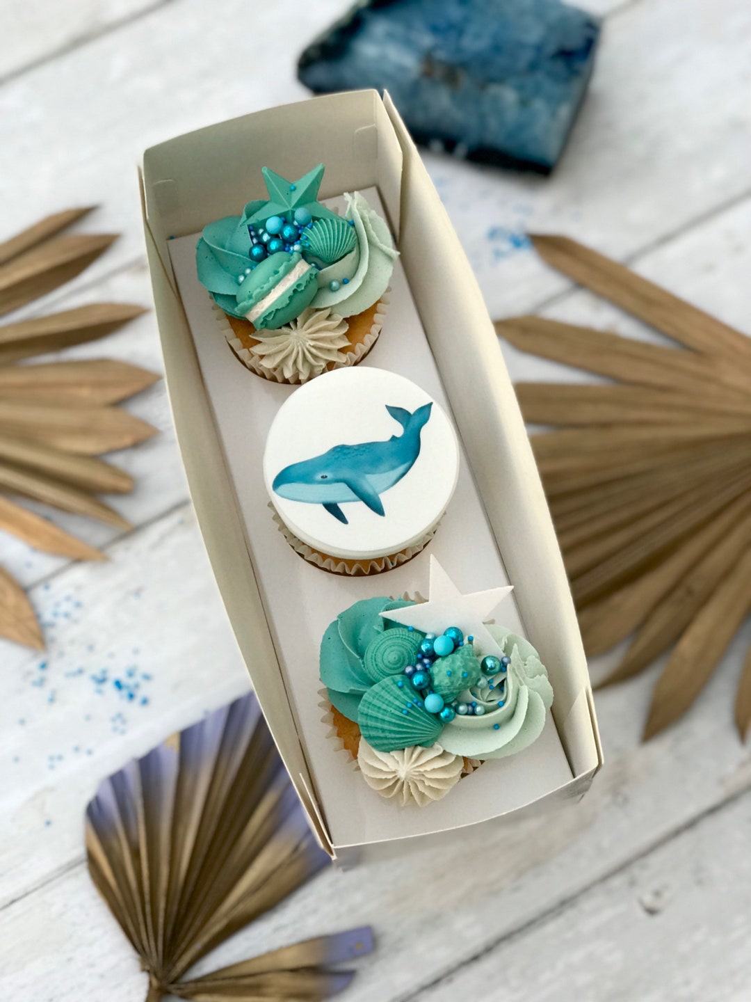 Blue Humpback Whale Edible Image | Sea Life Themed Cake Toppers | Whale ...