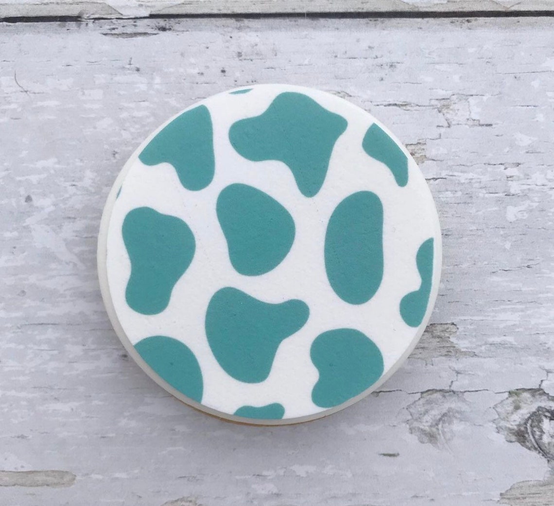 Cow Print Edible Cake Topper Cow Pattern Edible Icing Images | Etsy UK
