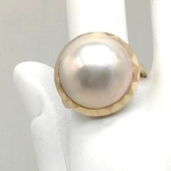 Mabe Pearl Ring - Etsy